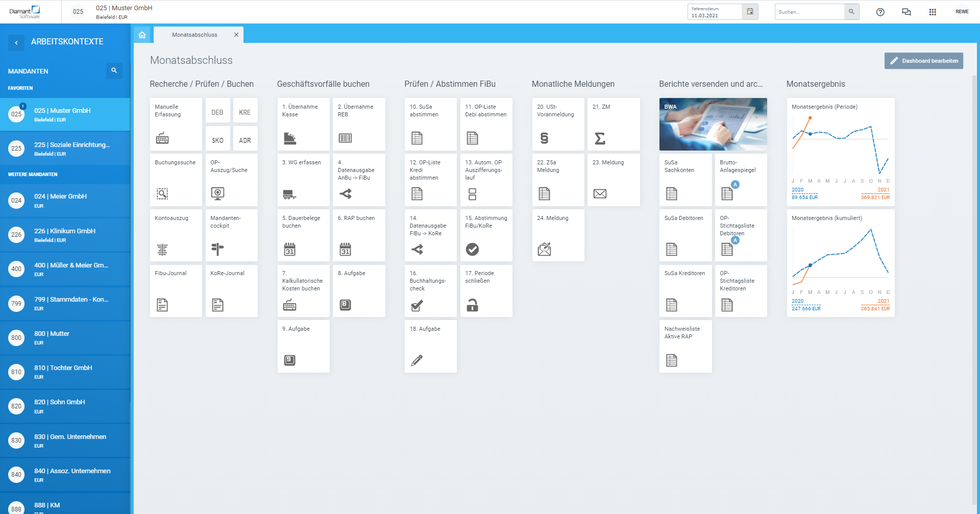 Diamant/4 Rechnungswesen+Controlling - Diamant Software - BI ERP Software